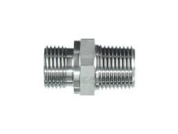 China METAL Good Quality Pipe Fittings All Sizes Threaded Male and Female Taper Seat and Feat Seat Bspt/Npt Stainless Nipple for sale