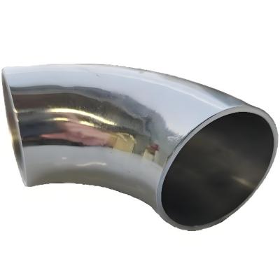 China Metal China Manufacturer 304 Stainless Steel 90D Butt Weld Elbow Pipe Fitting Elbow for Stainless Steel Handrail Fitting for sale