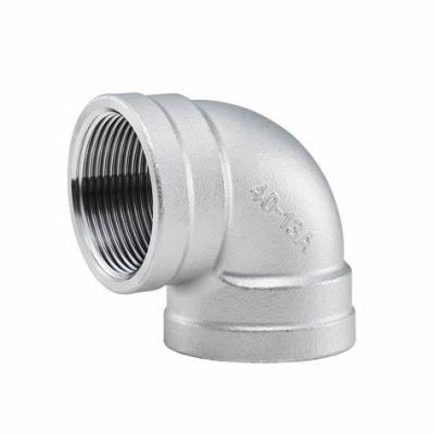 China Butt Welded Stainless Steel Elbow 90 Degree Short Radius Elbow SS Tube Fitting Rolled Sand Surface China Factory for sale