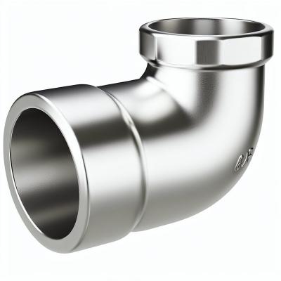 China Superfície higiénica e resistência à pressão Cotovelo de aço inoxidável para alimentos e produtos farmacêuticos à venda