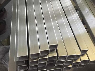 China 316 Stainless Steel Square Pipe for Server Liquid Cooling System for sale