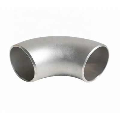 China 304/316SS Seamless 90° Long Radius Elbow Butt Welding Pipe Fitting ASME B16.9 for sale