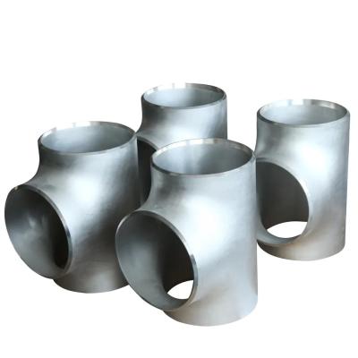 China 316L Stainless Steel Equal/Reducing Tee ANSI B16.9 Butt Weld Fitting for Chemical & Marine Service for sale