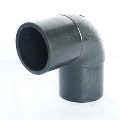 Nuevo HDPE material de las instalaciones de tuberías de agua de la soldadura a tope del 100% descuento de la curva del codo de 90 grados