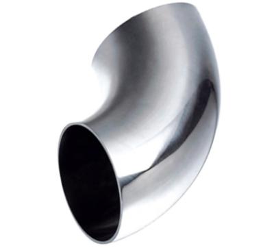 China Butt Weld Forged Water Pipe Fitting Bevel End Long Radius 90 Degree Stainless Steel Elbow for sale