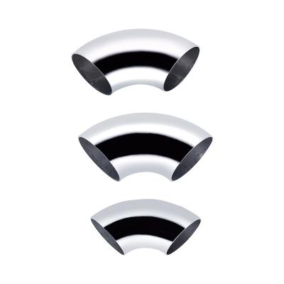 중국 공장 가격 관 이음쇠 맞대기 용접 스테인리스 경사 끝 긴 반경 90도 팔꿈치 판매용