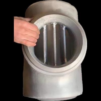 중국 최고 듀플렉스강 파이프는 6 Ｘ 6 SCH80 A182 F61/S32250 똑같은 빗장걸린 Tee AISI B16.9를 피팅을 합니다 판매용