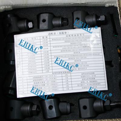 China ERIKC dismantling tools / diesel fuel injection disassembly tools 12PCS diesel injector fixture for injector for sale