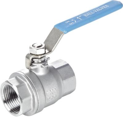 China 1/2” - 2”  Two Piece Economical Stainless Steel Valve WCB / SS304 / SS316 Ball Valves for sale