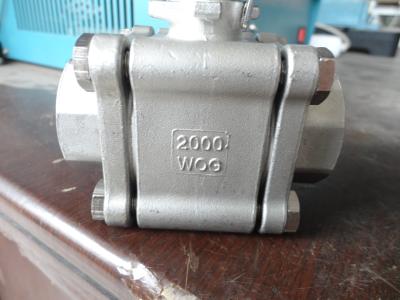 China ISO Direct Mount Pad Stainless Steel Ball Valve Full Port 2000WOG PN138 1/2