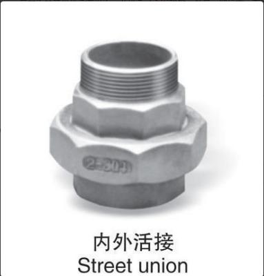 China Street union SS Fittings and Couplings CF8M/CF8 ,150LB.1/4