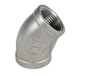 China 45 Degree elbow,Stainless steel CF8M/CF8,150LB.1/4