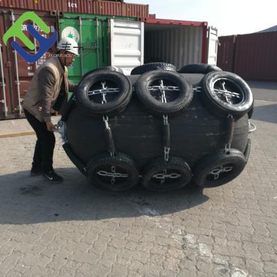 China Hot sale D2.0m L3.5m rubber pneumatic rubber fender floating fender for sale