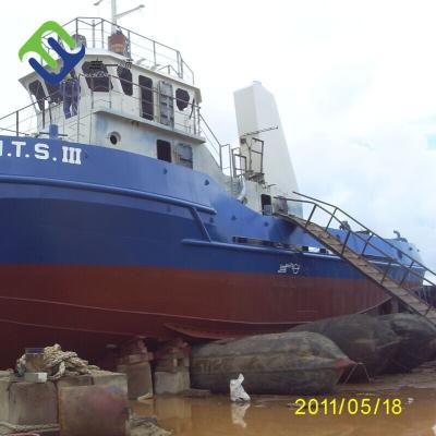 China ISO 17357 standard marine rubber airbag for ship floating and docking in china for sale