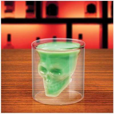 China Double wall beer mug vodka glasses manufacturer for sale