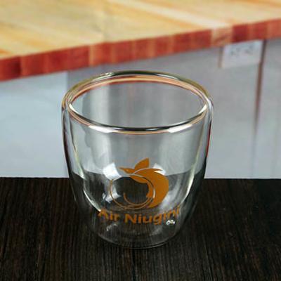 China New style 150 ml double insulated mugs borosilicate glass tea cup for sale