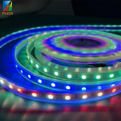 China RGB5050 Digital LED Pixel Strip 60LEDS/M WS2811 12V Addressable for sale