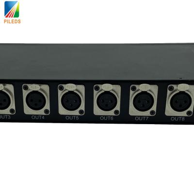 China 8 Ports DMX 512 Decoder RGB LED Controller Online Control For SPI DMX for sale