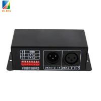 China DMX To SPI DMX 512 LED Controller Decoder For TM1809 WS2812b for sale