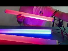 3D 360 degree viewing angle no lighting spot 40mm DMX RGB LED pixel tube light