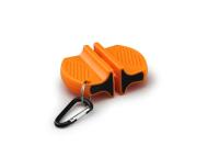 China Portable Plastic 2 Stage Knife Sharpener Camping Tools With Dry And Clean for sale