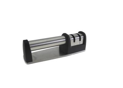 China Small Tool Kitchen Knife Sharpener With Diamond Coated Sharpening Wheel System for sale