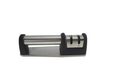 China Small Tool Kitchen Knife Sharpener With Diamond Coated Sharpening Wheel System for sale