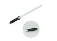 China Ceramic Knife Sharpener Rods With Easy Hold Handle for sale