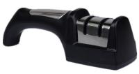 China 2 Stage Diamond Wheel Knife Sharpener , Pull Through Manual Knife Sharpener for sale