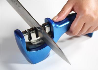China Professional Kitchen Knife Sharpener , ABS Diamond Wheel Knife Sharpener for sale