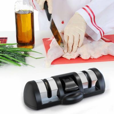 Cina Bocche del coltello della macchina per affilare i coltelli della famiglia della cucina due una macinazione grezza in vendita