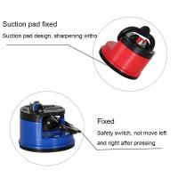 China Professional Kitchen Knife Sharpener Suction Pad Scissors Grinder Mini Size for sale