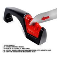 China Manual Handle Household Knife Sharpener Mini Knife Sharpener 240g Weight for sale