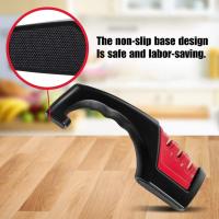 China Manual Handle Household Knife Sharpener Mini Knife Sharpener 240g Weight for sale