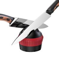 China Mini Two Stage Kitchen Knife Sharpener With Suction Pad Lightweight 58 * 68mm for sale