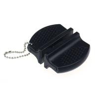 China Portable Plastic 2 Stage Knife Sharpener Camping Tools With Dry And Clean for sale