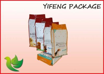 Cina La borsa laterale dell'alimento per animali domestici del fondo piatto del rinforzo/sta sulla borsa d'imballaggio del cibo per cani in vendita