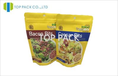 Cina imballaggio per alimenti su ordinazione giallo opaco 100g/imballaggio per alimenti biodegradabile in vendita