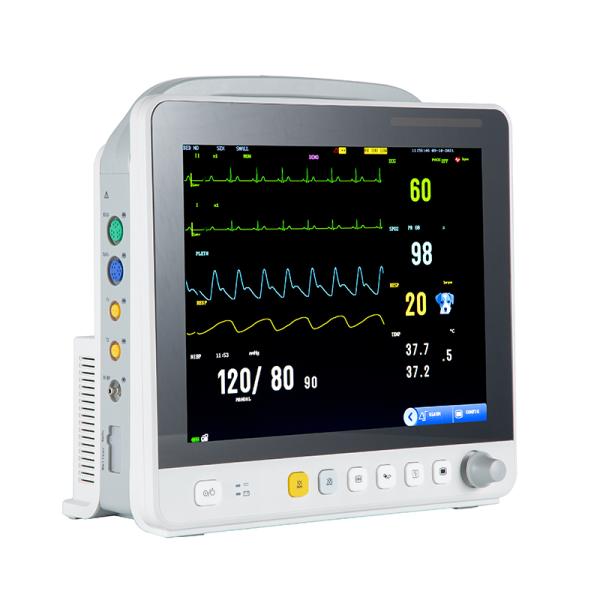 Quality VE12 12.1 Inch Portable Veterinary Monitor Ecg Monitor Yonker 2 Hour 3 Level for sale