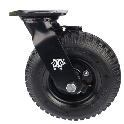 Cina Hotel Trolley Factory Wholesale Stem Caster Wheels Xinxing Inflatable Wheel Pneumatic Caster Wheel in vendita