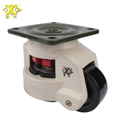 Cina For Automatic Equipments 1.5 Inch Leveling Caster Footmaster GD-40F Design With Adjustable Pad in vendita