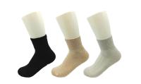 China Slip Resistant Diabetic Friendly No Show Socks 38% Cotton 23% Spandex Elastane for sale