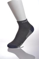 China Coolmax Polyester Moisture Wicking Running Socks No Show 70% Nylon 16% Elastane for sale