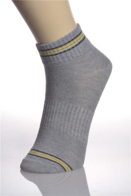 Cina Cotone organico calzini correnti di nylon nero/grigi con servizio dell'OEM in vendita