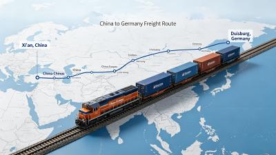 China Shipping Container By Train From China To Germany for sale