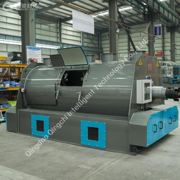 Quality Single Shaft Paddle Mixer 1TPH-2TPH High Efficiency Dry Powder Mixer for sale