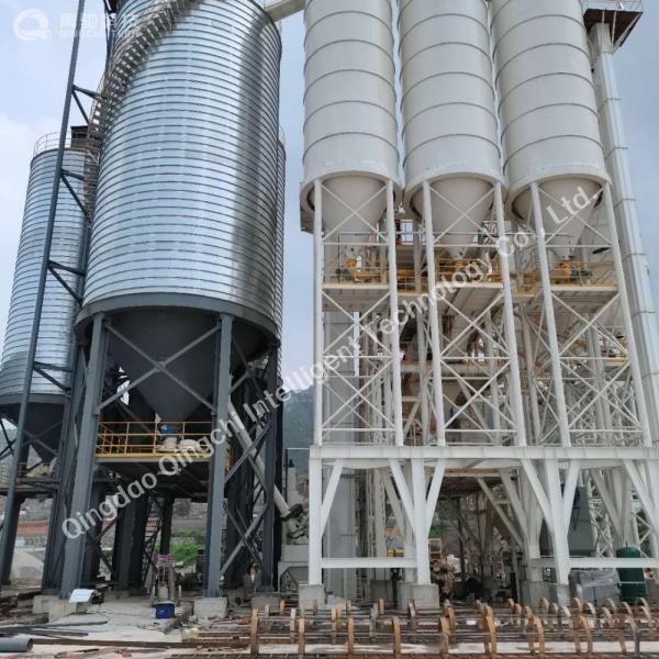 Quality Ready Mixed Mortar Production Line Semi Automatic Dry Mix Plant for sale