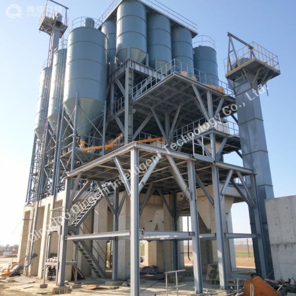 Quality Fireproof Dry Mixed Mortar Production Line 9T/H - 30T/H PLC Control System for sale