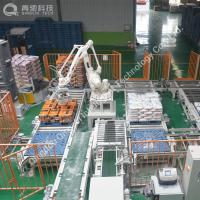 China Simple Grabber Robot Palletizer Machine 1000kg/Pallet Automatic Stacking Machine for sale
