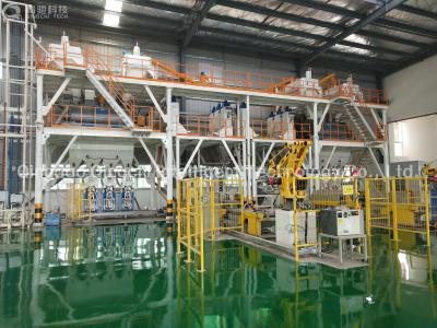 China Operation Workers 1 to 5persons Dry Mortar Production Line with Automatic System Batching and Weighting and Production Circle 3 to 6minutes for sale